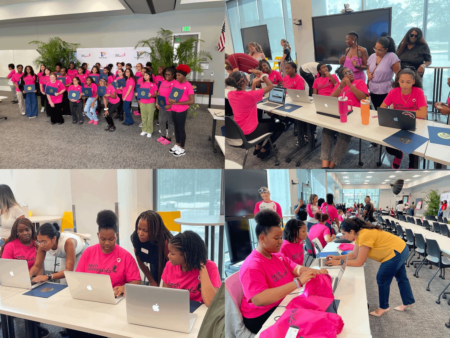 Forty-eight High School Girls attend Tech Sassy Girlz Pearling Ceremony