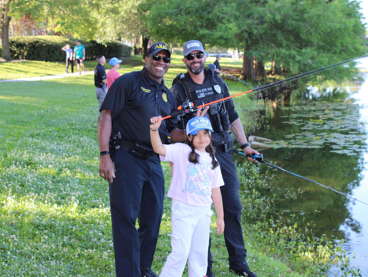 Oviedo Police hosted Fishing with a Cop Event for Kids