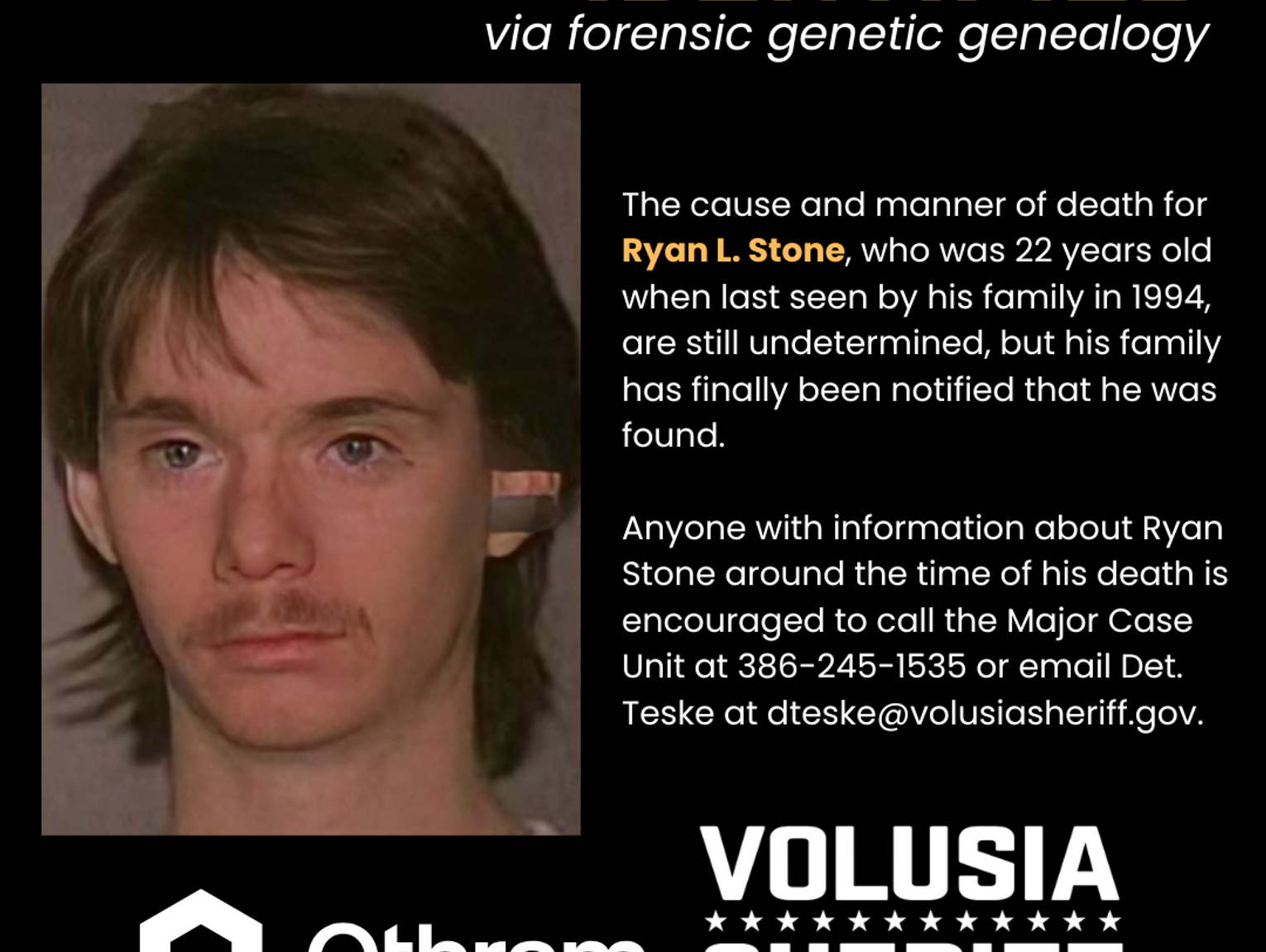 Remains of Missing 22-Year-Old Florida Resident Identified After 30 Years