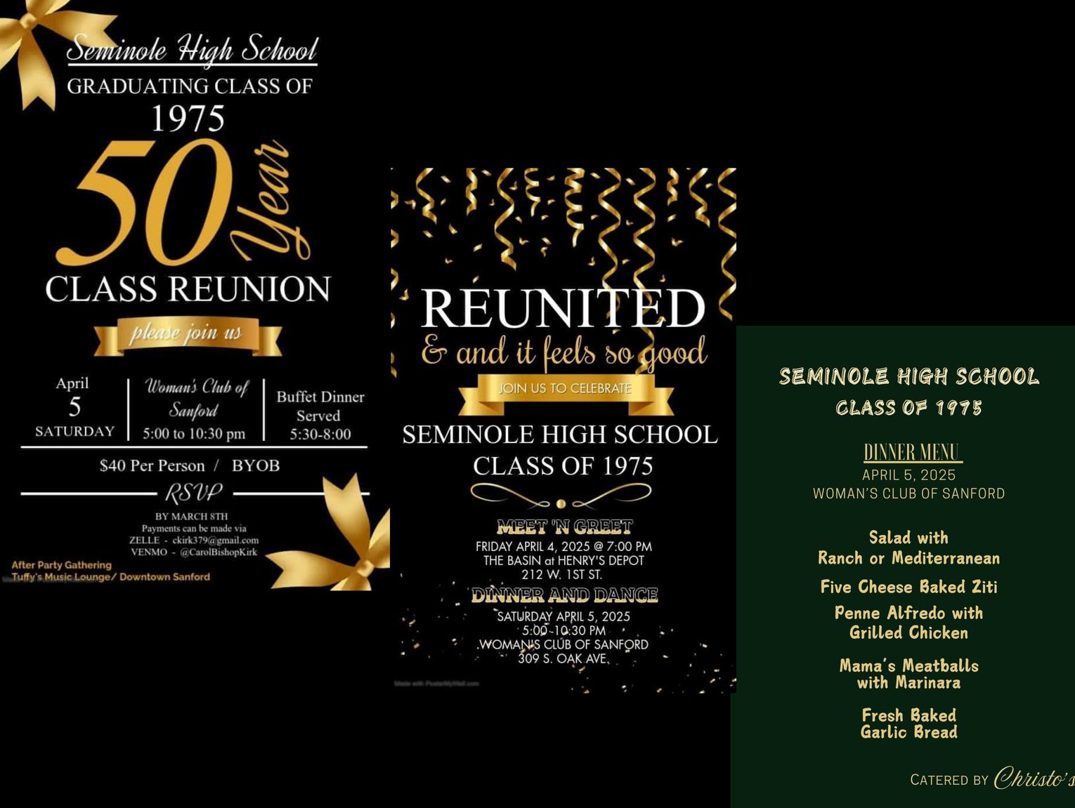 Seminole High School Class of 1975 Reunion set for April 2025