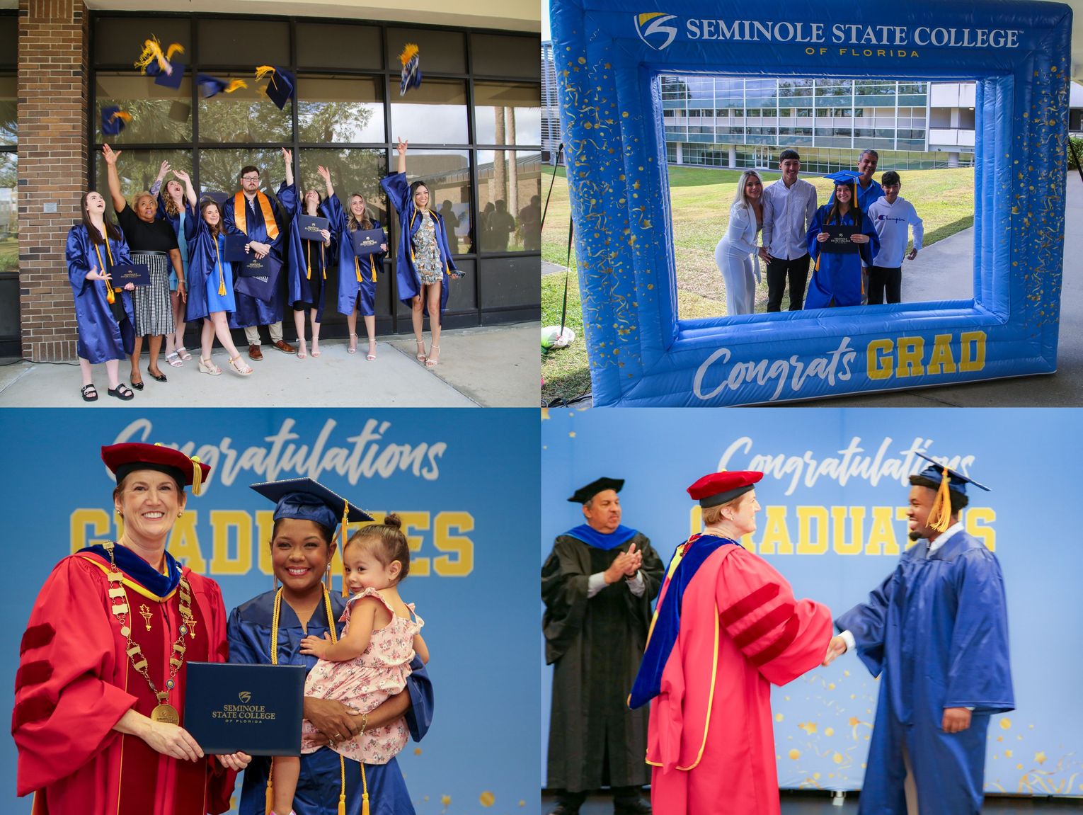 Seminole State celebrates more than 1,700 Graduates at Fall 2024 Grad Walk
