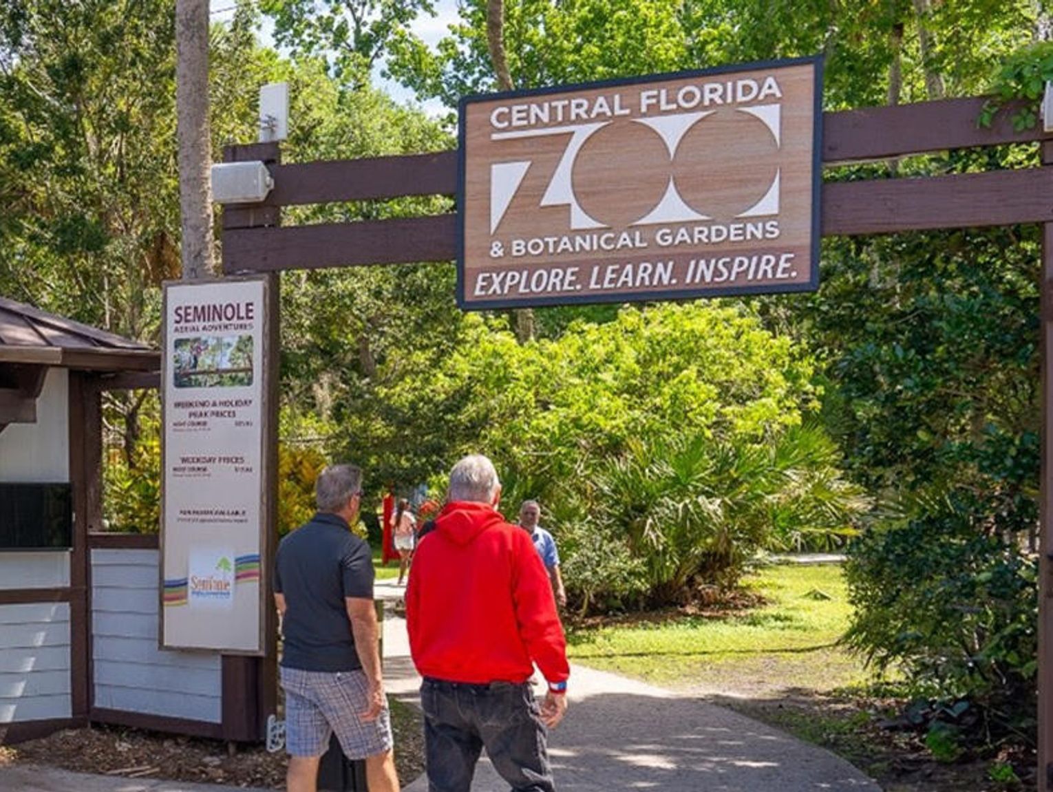 Seniors receive half-off admission at the Central Florida Zoo