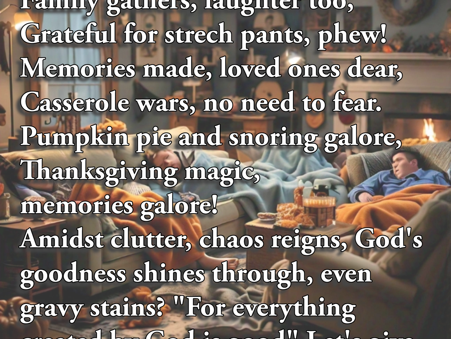 Thanksgiving Poem “Grateful” by Lewis Alexander