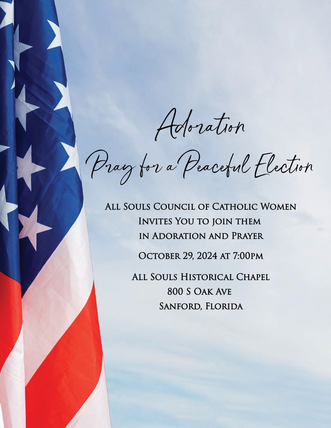 Adoration and Prayer for a Peaceful Election