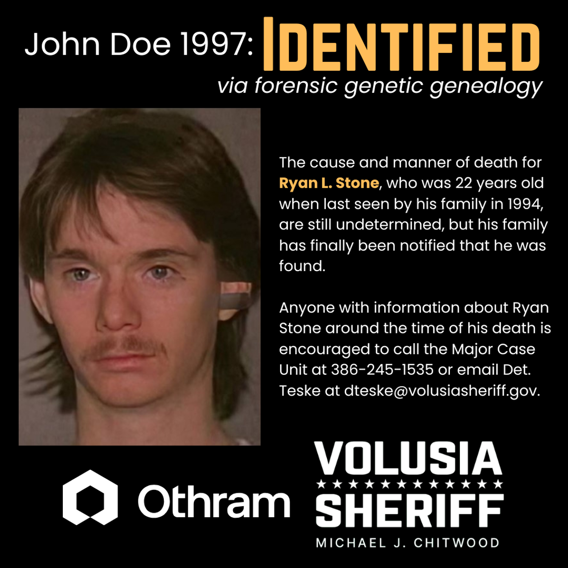 Remains of Missing 22-Year-Old Florida Resident Identified After 30 Years