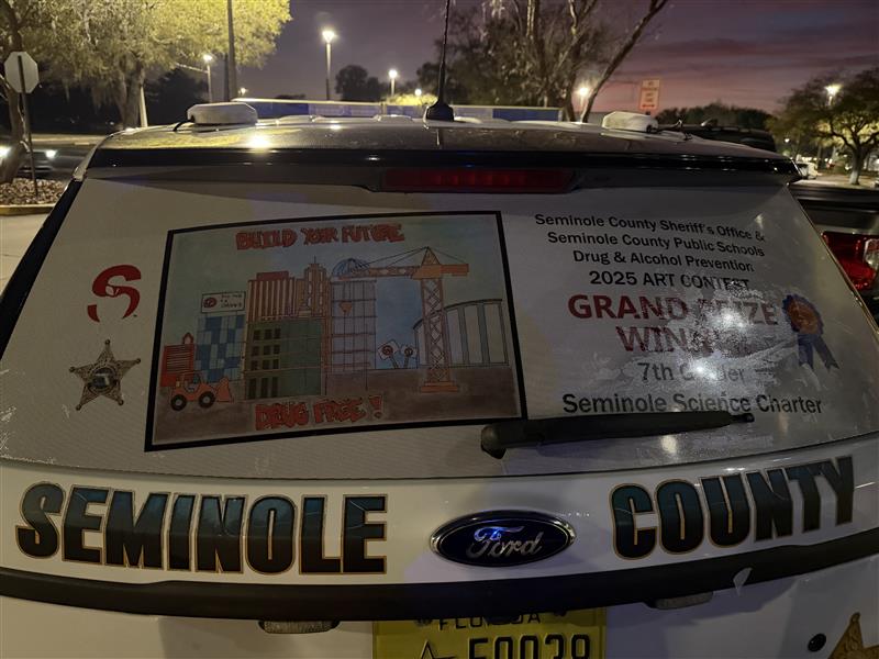 Seminole Science Student Wins County-Wide Red Ribbon Poster Contest