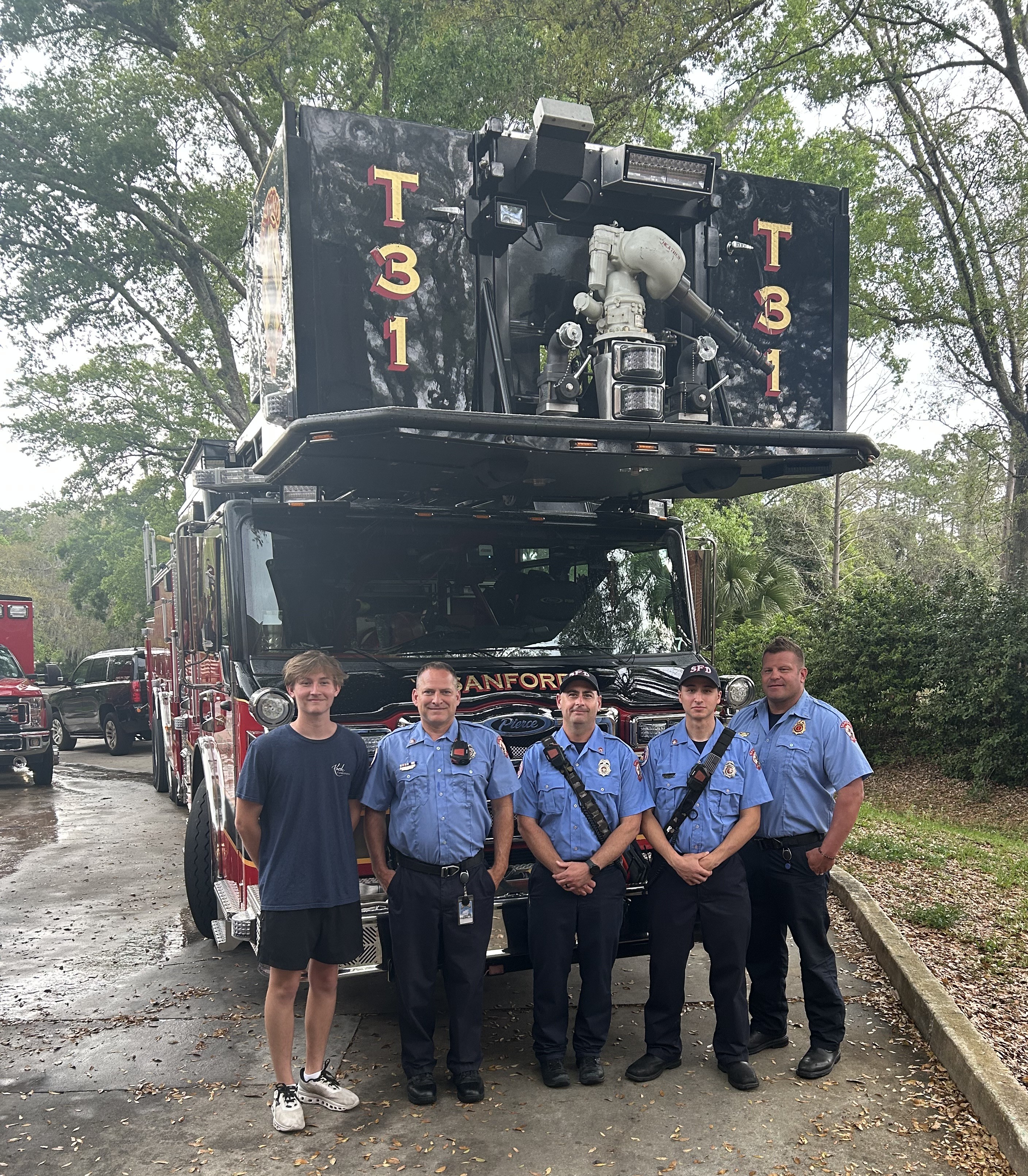 SCFD and SFD recently presented LMHS Junior Lincoln Sharpe with a ...